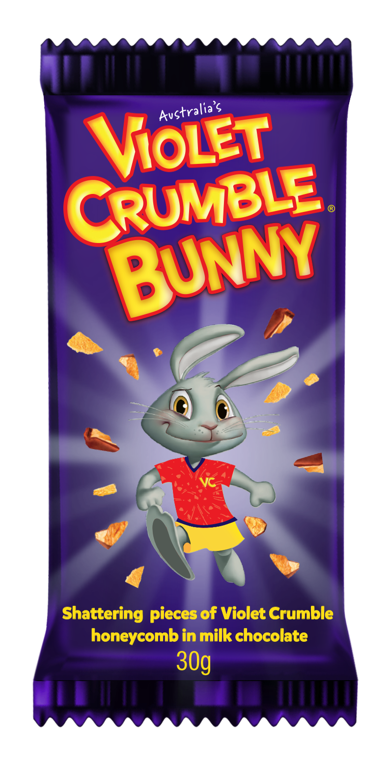 Violet Crumble's New 'Shake Me' Egg Is Filled With Violet Crumble Nuggets!