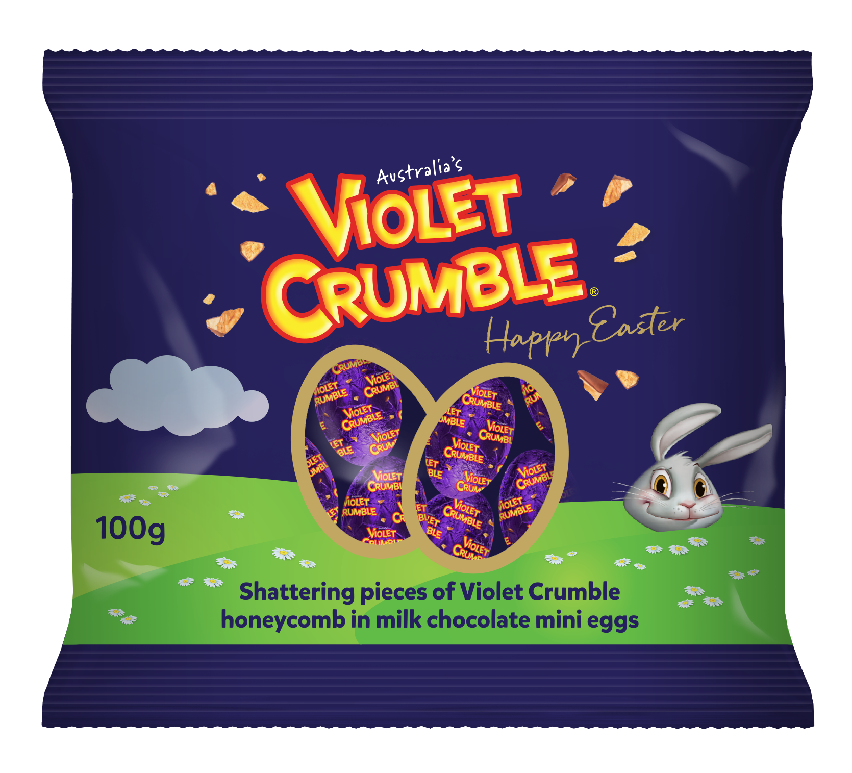 Violet Crumble's New 'Shake Me' Egg Is Filled With Violet Crumble Nuggets!