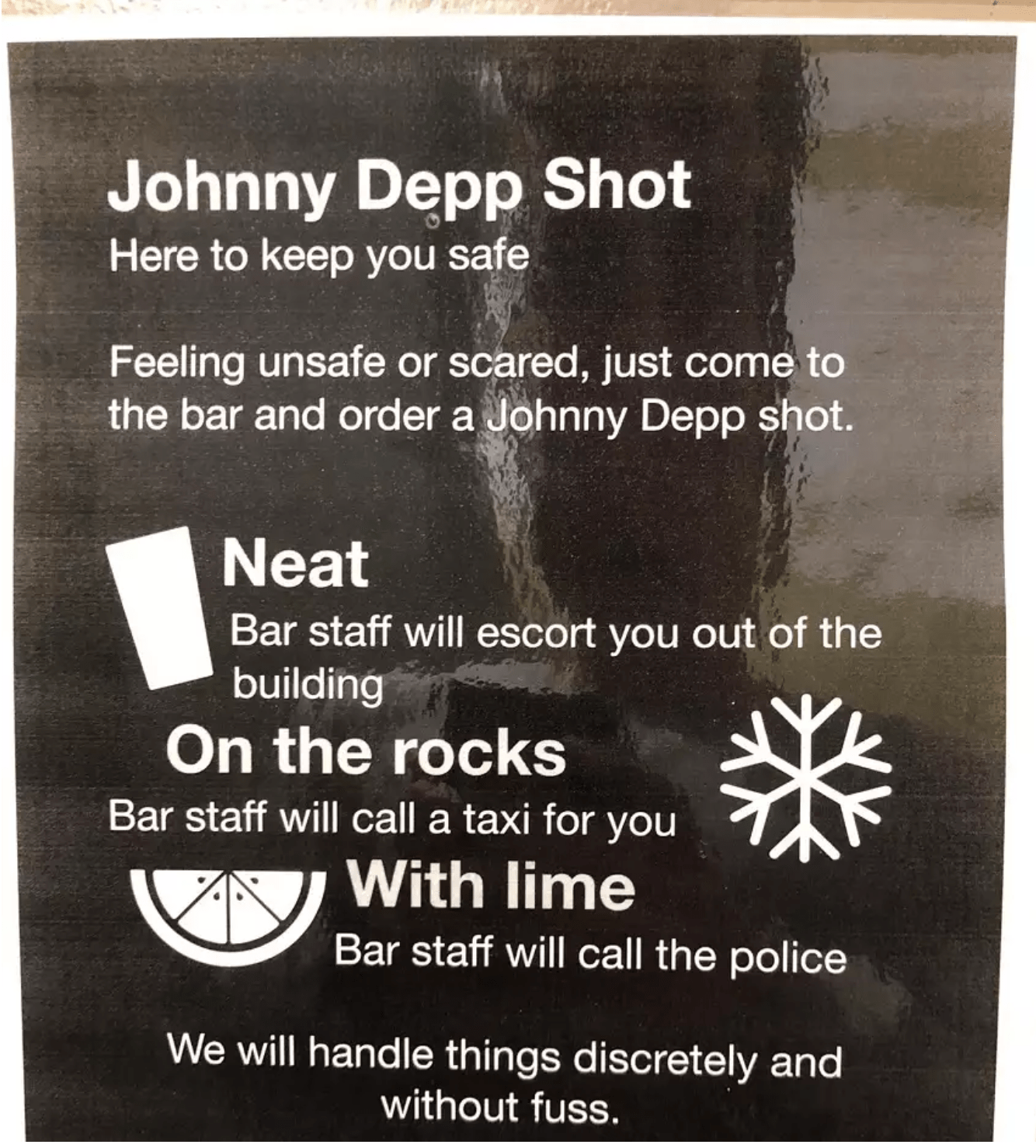 Hey Guys, You Can Now Ask For The 'Johnny Depp Shot'