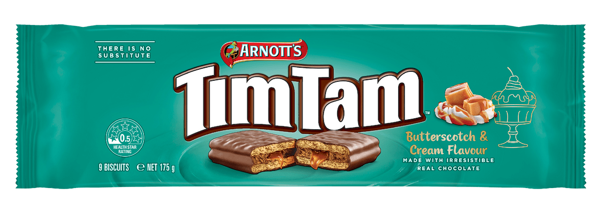 Tim Tams Is Dropping A New Flavour: Butterscotch & Cream!