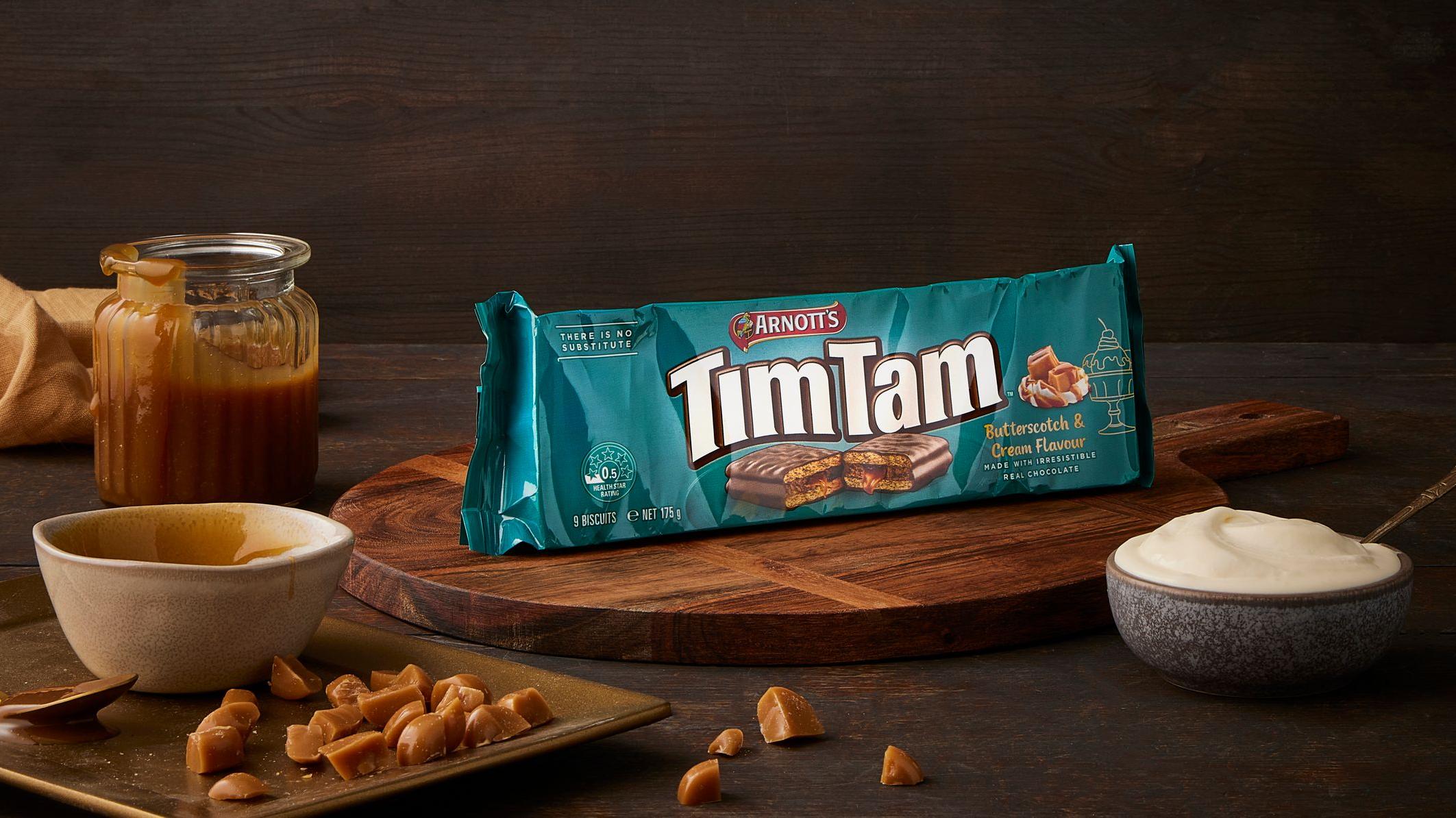 Tim Tams Is Dropping A New Flavour: Butterscotch & Cream!