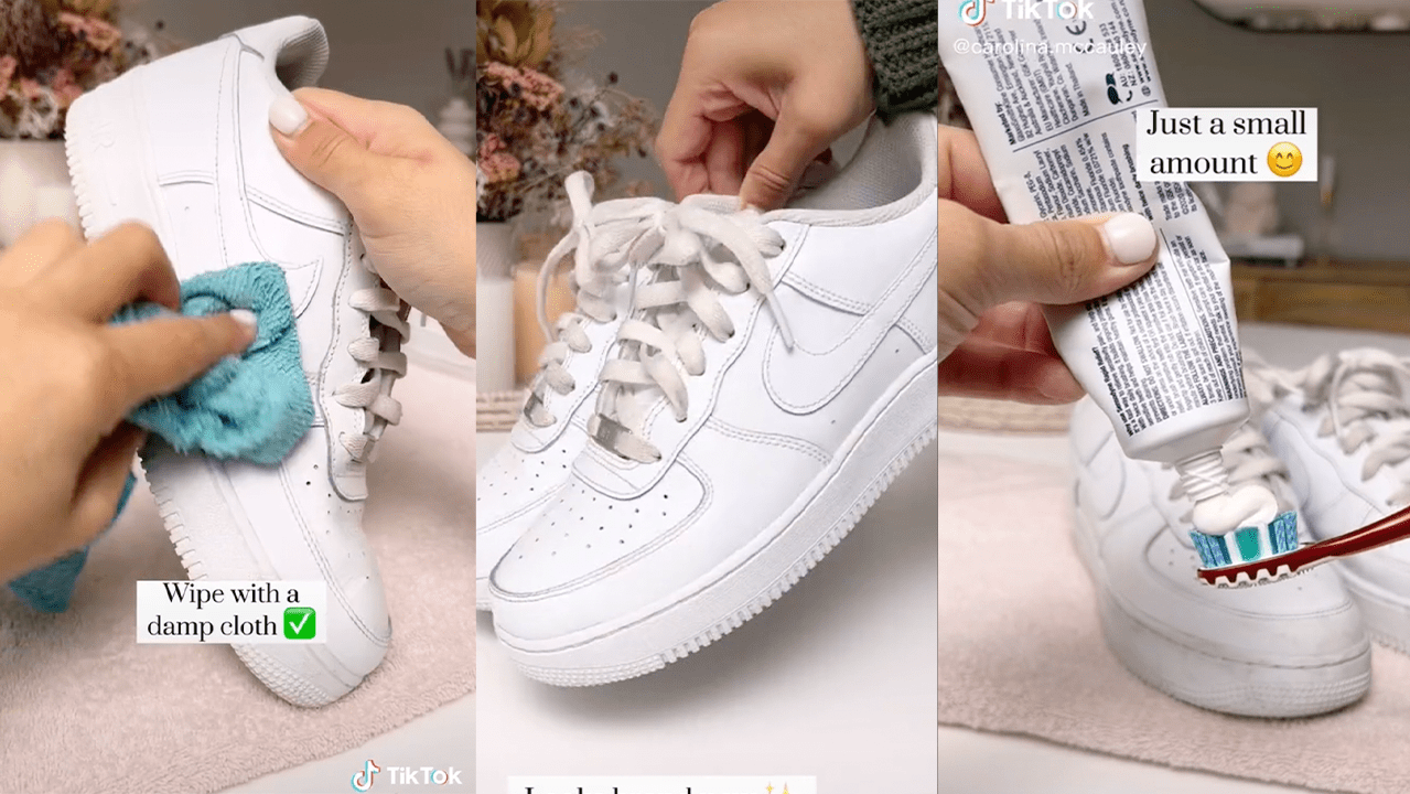 The Secret To Crispy White Shoes!