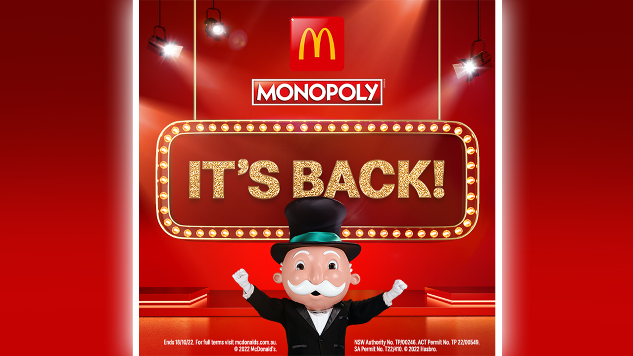 Maccas Monopoly Is Back!
