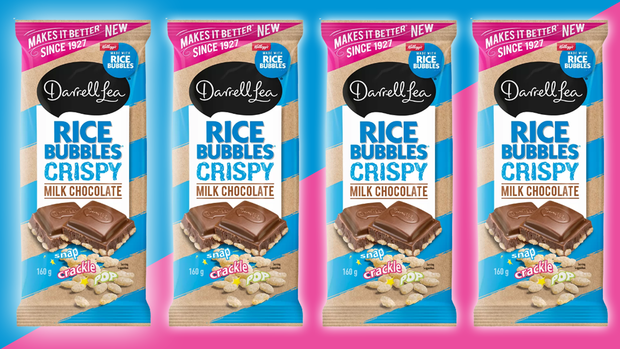 Rice Bubbles & Darrell Lea Have Created A Chocolate Sensation!