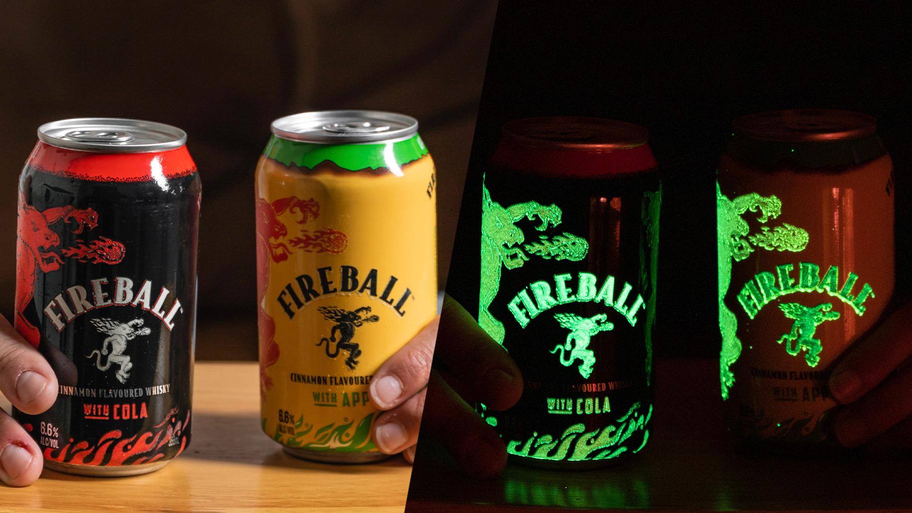 Turn The Lights Off, Fireball Has New Glow In The Dark Cans!