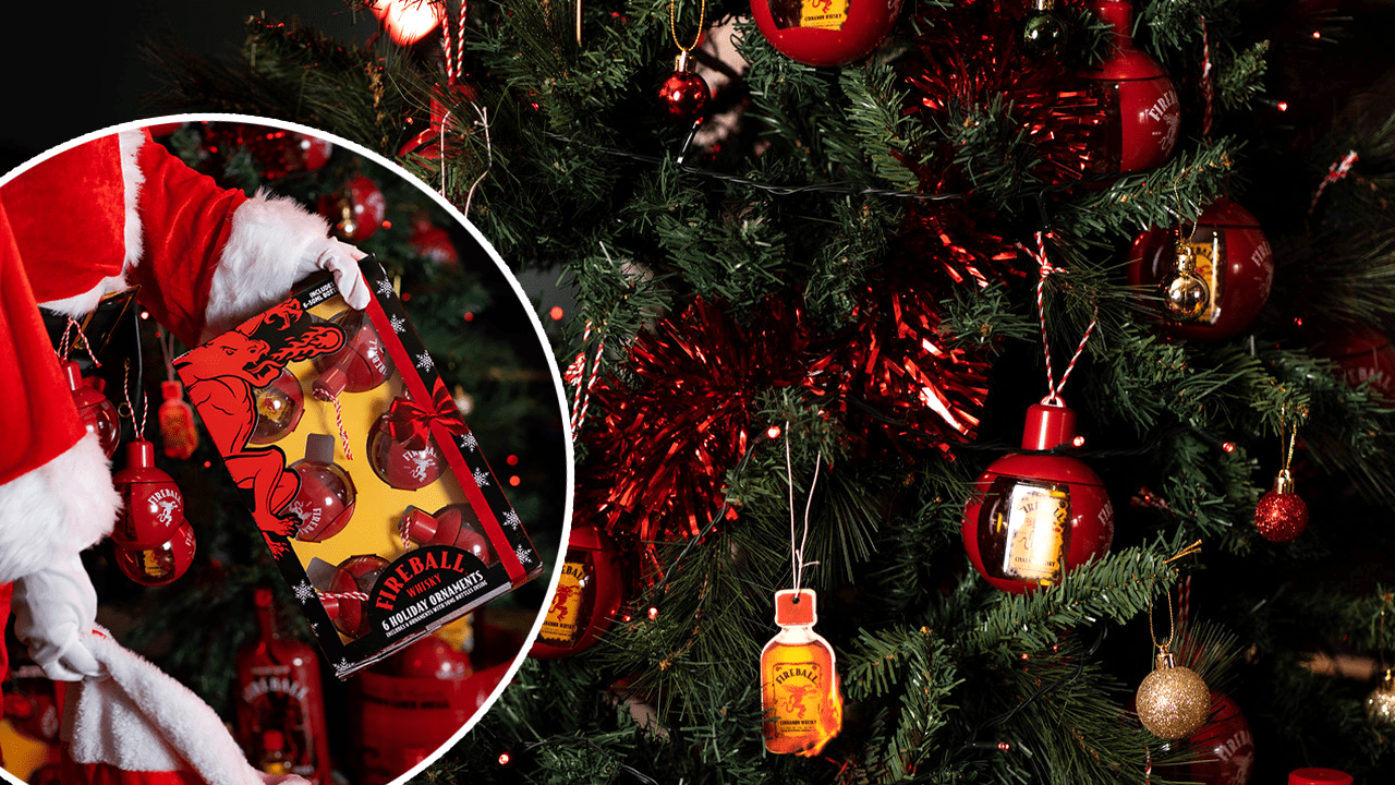Spice Up Your Christmas Tree With Fireball Whiskey!