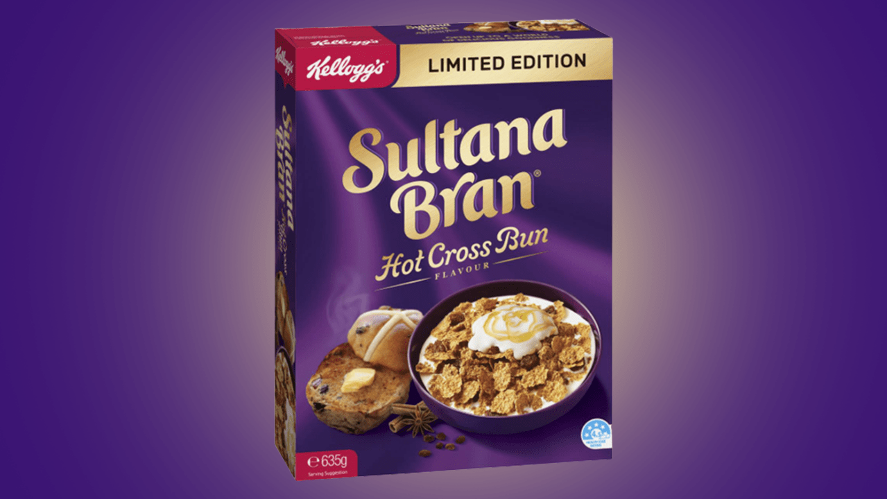 Sultana Bran Has Launched Limited Edition Hot Cross Bun Flavoured Cereal!