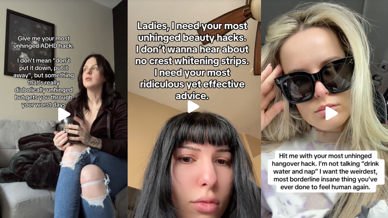 The Unhinged TikTok Trend Giving Us Solutions For Life's Dilemmas
